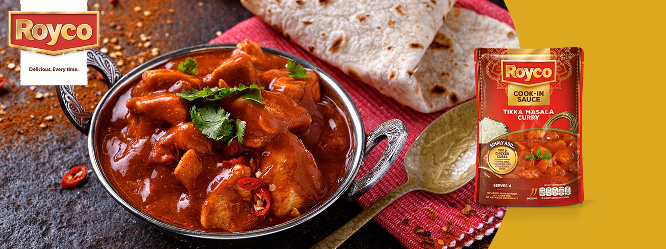 Chicken Tikka Masala Recipe [Royco Curry Cook-In Sauce] - MUMbox