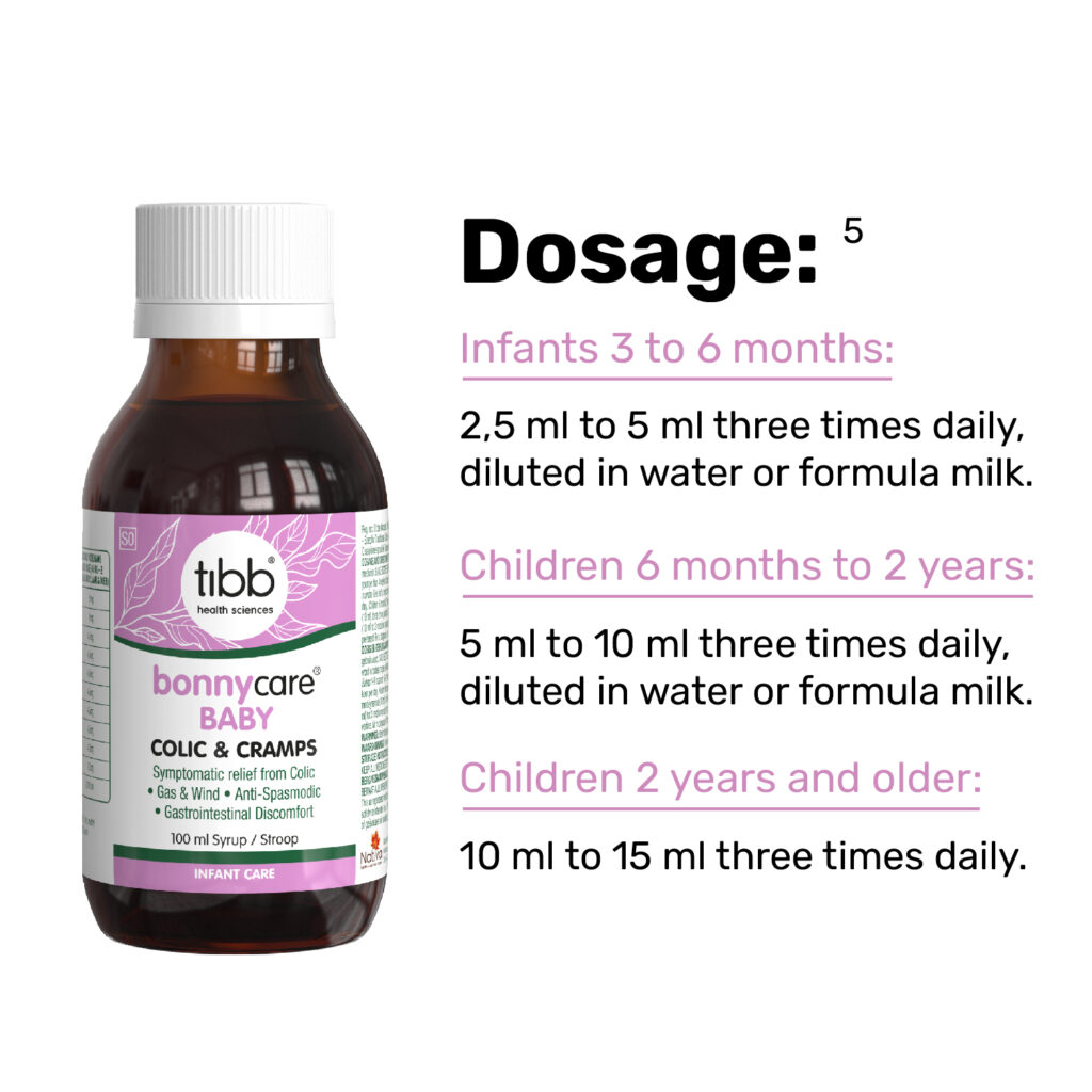 Tibb Bonnycare Baby Anti-Spasmodic & Colic Syrup 100ml - MUMbox