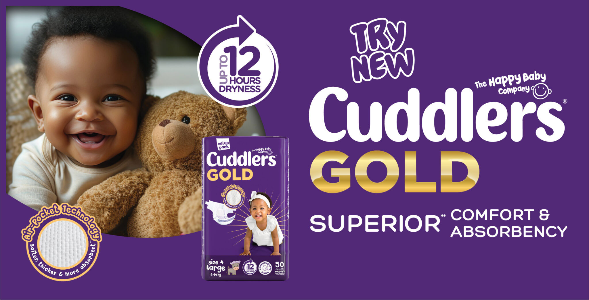 Hello Comfort, Hello NEW Cuddlers GOLD Nappies! - MUMbox